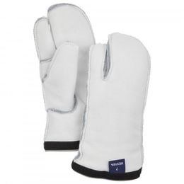 Hestra - Women's Heli Ski Liner 3 Finger - Handschuhe Gr 6 grau/weiß