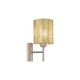 Eglo Leuchten Eglo VISERBELLA Wandleuchte Nickel-Matt, 1-flammig