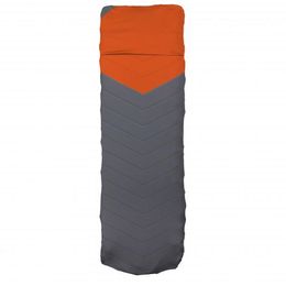 Klymit - Quilted V Sheet - Decke Gr Regular - 58 x 182 cm Orange/ Gray