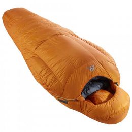 Mountain Equipment - Iceline - Daunenschlafsack Gr Long - Body Size: 200 cm Zip: Left Marmalade