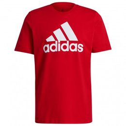 Adidas - Essentials Big Logo Tee - T-Shirt Gr S rot