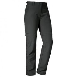 Schöffel Schöffel - Women's Pants Ascona Zip Off - Trekkinghose Gr 17 - Short grau/schwarz