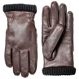 Hestra - Deerskin Primaloft Rib - Handschuhe Gr 7 braun