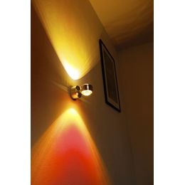 hofstein Indore Wandleuchte LED Aluminium, 2-flammig