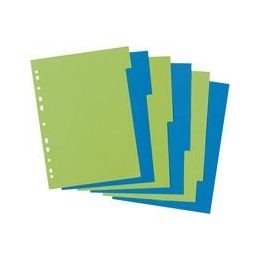 Herlitz Kartonregister A4 6-tlg.2-farb.GREENline, Trennstreifen Format: A4 Packungsinhalt: 1 Stück