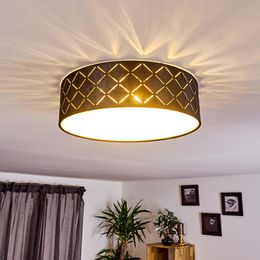 hofstein Arnoya Deckenleuchte Kupferfarben, Schwarz, 2-flammig
