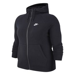 Nike Sportswear Große Größen: Kapuzensweatjacke, schwarz, Gr.XXL