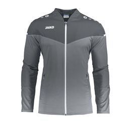 Jako Sportjacke Jungen Größe 128 hellgrau / dunkelgrau / weiß