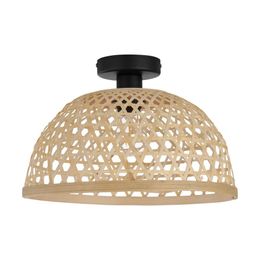 Eglo Leuchten EGLO CLAVERDON Deckenleuchte Naturfarben, 1-flammig