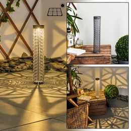 hofstein Hankinson Solarleuchte LED Grau, Schwarz, Silber, 1-flammig