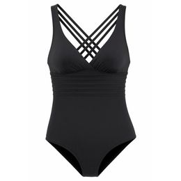 Lascana Badeanzug Damen Gr&ouml;&szlig;e M/L schwarz