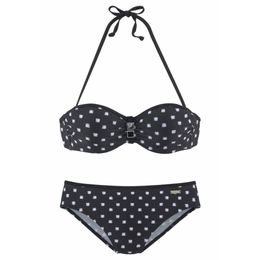 Lascana Bikini Damen Gr&ouml;&szlig;e XS schwarz / wei&szlig;