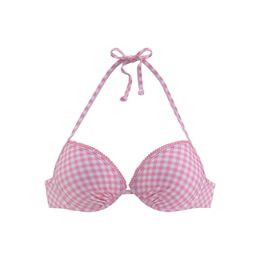 Buffalo Bikinitop Damen Gr&ouml;&szlig;e 80 pink / wei&szlig;
