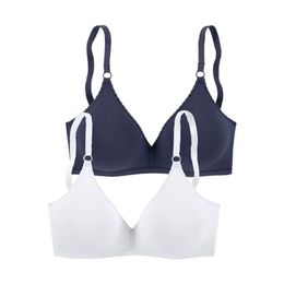 Petite Fleur Bra female Blue, White size 90