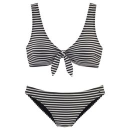 s.Oliver Bikini Damen Gr&ouml;&szlig;e XS schwarz / wei&szlig;
