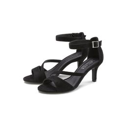 Lascana Sandalette 'High-Heel-Sandalette, Riemchensandalette' schwarz Gr. 39 für Damen