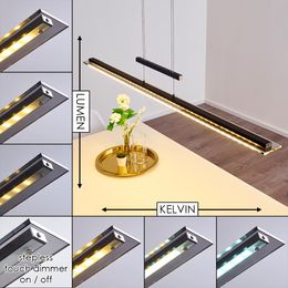 hofstein Junsele Pendelleuchte LED Schwarz, 1-flammig