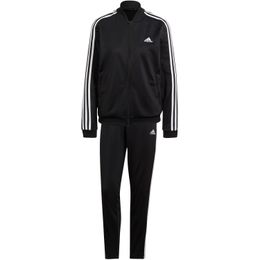 Adidas Essentials 3-Streifen Trainingsanzug Damen in black-white