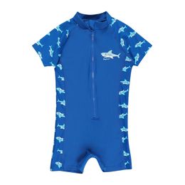 Playshoes Schwimmanzug Jungen Gr&ouml;&szlig;e 74/80 royalblau / hellblau
