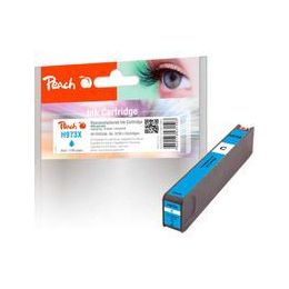 Peach Tinte cyan PI300-747 kompatibel zu HP Nr. 973X Typ: Tintenpatrone Druckfarbe: Cyan Volumen: 110 ml Geeignet für: Hewlett-Packard