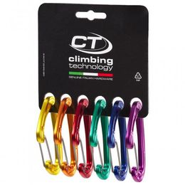 climbing technology - Fly-Weight Evo - Schnappkarabiner Gr 6 Pack mix colours