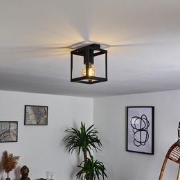 hofstein Salla Deckenleuchte Schwarz, 1-flammig