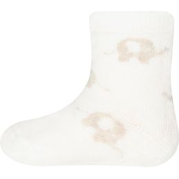 Ewers Socken M&auml;dchen Gr&ouml;&szlig;e 16/17 beige / wei&szlig;