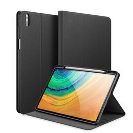 Dux Ducis Tablet-Hülle Hartschale mit Smart Sleep und integrierter Standfunktion Etui Schutz, schwarz