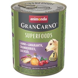 animonda GranCarno Adult Superfood Lamm & Amaranth 6 x 800g getreidefreies Hundefutter