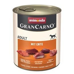 animonda Dog Dose GranCarno Adult mit Ente 6 x 800g Hundefutter