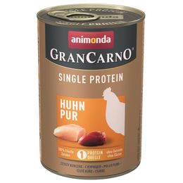 animonda GranCarno Adult Huhn pur 6 x 400g getreidefreies Hundefutter