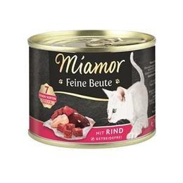 Finnern Dose Miamor Feine Beute Rind 12 x 185g Katzenfutter