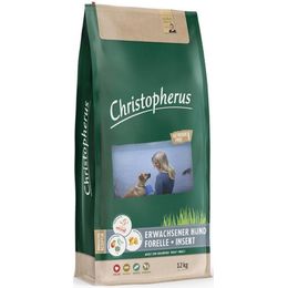 CHRISTOPHERUS Forelle + Insekt 12kg Hundefutter getreidefrei