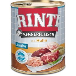 Rinti Dose Kennerfleisch Junior Huhn 12 x 800g Hundefutter