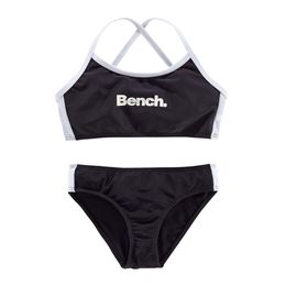 Bench Bikini M&auml;dchen Gr&ouml;&szlig;e 146/152 hellgrau / schwarz