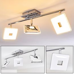 hofstein Vallorbe Deckenleuchte LED Chrom, 3-flammig