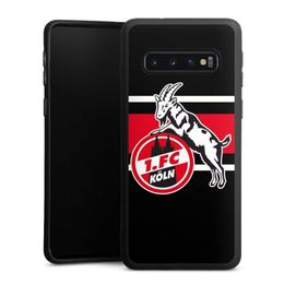 DeinDesign Handyhülle 1. FC Köln Offizielles Lizenzprodukt Colour Stripes 1.FC, Samsung Galaxy S10 Silikon Hülle Premium Case Handy Schutzhülle