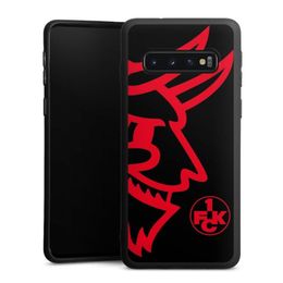 DeinDesign Handyhülle Offizielles Lizenzprodukt 1.FCK Dauerkarte, Samsung Galaxy S10 Silikon Hülle Premium Case Handy Schutzhülle, schwarz