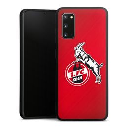 DeinDesign Handyhülle 1. FC Köln Offizielles Lizenzprodukt EffZeh 1. FC Köln rot, Samsung Galaxy S20 Silikon Hülle Premium Case Handy Schutzhülle