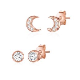 Glanzst&uuml;cke M&uuml;nchen Glanzst&uuml;cke M&uuml;nchen Ohrringe Damen Gr&ouml;&szlig;e One Size rosegold / transparent