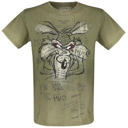 Looney Tunes Wile E. Coyote - Inner Thoughts T-Shirt khaki in M