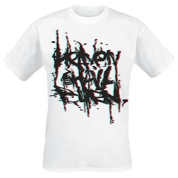 Heaven Shall Burn 3D Logo T-Shirt weiß in L