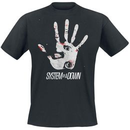System Of A Down Hand eye T-Shirt schwarz in L