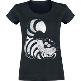 Alice im Wunderland Cheshire Cat T-Shirt schwarz in L