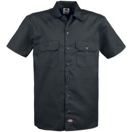 Dickies Short Sleeve Work Shirt Kurzarmhemd schwarz in L