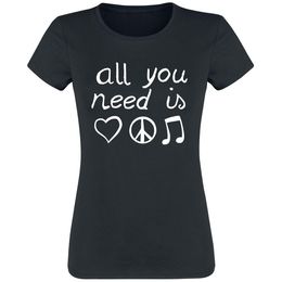Sprüche All You Need Is... T-Shirt schwarz in L