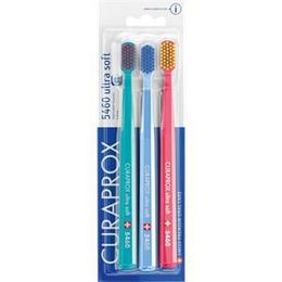 Curaprox Zahnpflege Zahnbürsten Handzahnbürste CS 5460 3-er Set Verschiedene Farben - Auswahl erfolgt zufällig
