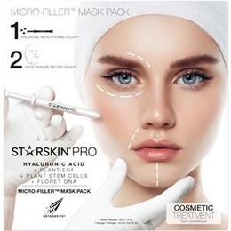 Starskin Masken Gesicht Hyaluronic Acid Face Mask Set Micro-Filler Face: 1 Mask 40 g + 1 Syringe 0,5 ml