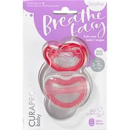 Curaprox Baby Schnuller Schnuller Rosa Duo Größe 1 (7 - 10 kg bzw. 18 Monate)