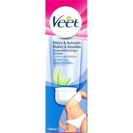 Veet Haarentfernung Cremes Enthaarungscreme Bikini & Achseln Sensitive Haut